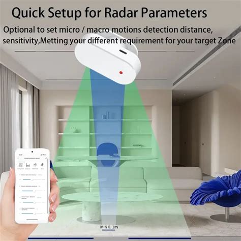 Tuya เซ็นเซอร์ตัวจับความเคลื่อนไหว Wi Fi Zigbee Zg 205z B Zg205w B แบบเรดาห์ พร้อมเซ็นเซอร์