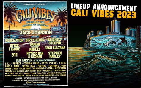 Lineup Announcement Damian Marley Rebelution Stick Figure Cali