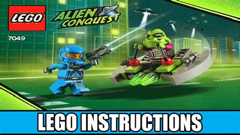Lego Instructions Space Alien Conquest 7049 Alien Striker Youtube