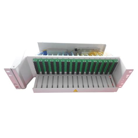 Inch U Ports Rotated Fiber Optic Splitter Patch Panel Fiber Optic Distribution Box