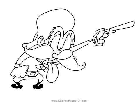 Sam Yosemite Coloring Pages Taz Drawing Printable Cartoon Drawings