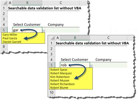 Searchable Drop Down List In Excel With Filter Function Xelplus