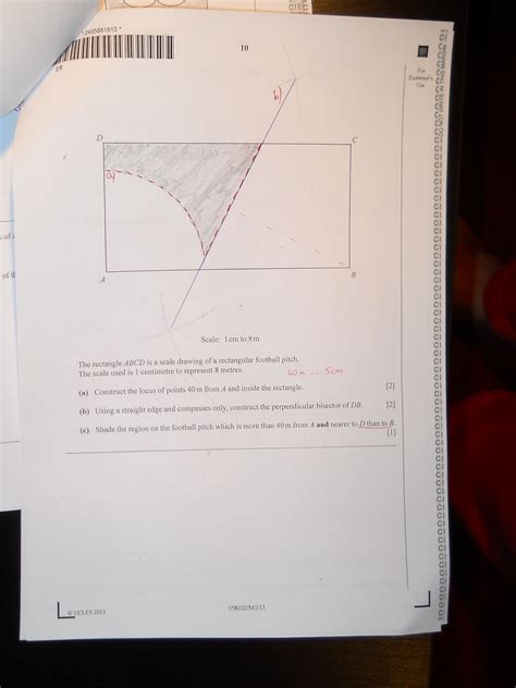Cie Igcse 0580 Mathematics Paper 2 Extended Mayjune 2013 Answers
