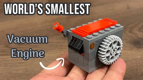 8640 Rpm Worlds Smallest Lego Vacuum Engine Youtube