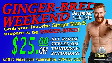 Ginger Bred Weekend Metropolis Complex