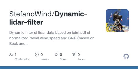 Github Stefanowinddynamic Lidar Filter Dynamic Filter Of Lidar Data