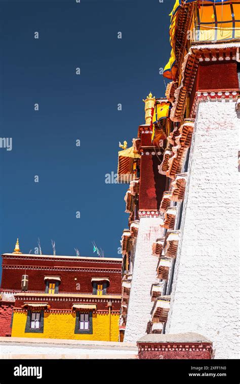 The Potala Palace A Dzong Fortress In The City Of Lhasa In Tibet