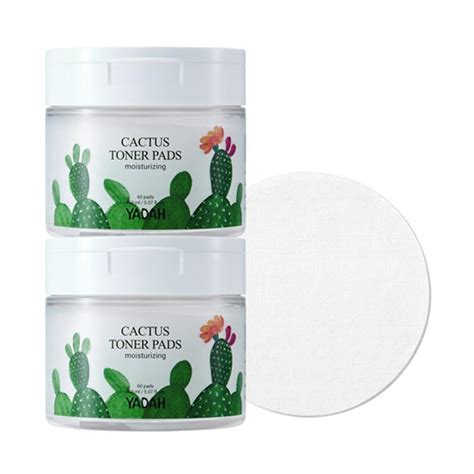 YADAH Cactus Toner Pad 60p 150ml x 2p | Skin textures, Cactus, Toner