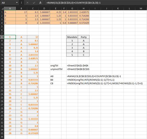 Assign One Value At The Time From A Column I Excel If The Value Is The