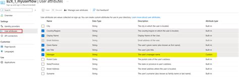 azure ad self service sign up fetch manager information stack overflow