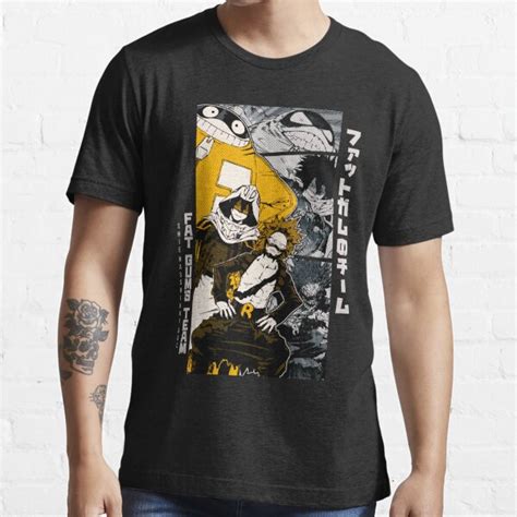 Fat Gums Team Manga Panel Design Gr Essential T Shirt For