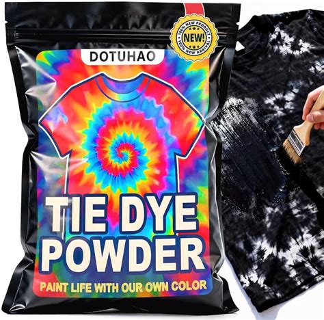 Dotuhao Tie Dye Powder Black Fabric Dye Tie Dyes For