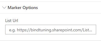 Marker Options BindTuning SharePoint Maps Web Part