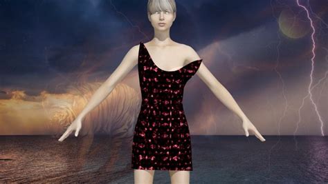 Woman Dress Model TurboSquid 1609832