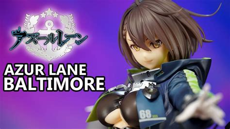 Unboxing 開封 Azur Lane Baltimore 17 Complete Figure Youtube