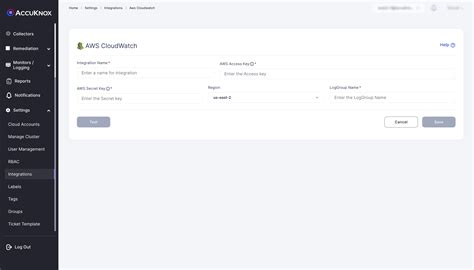 Aws Cloudwatch Integration