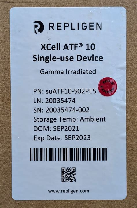Repligen Xcell Atf 10 Single Use Device Bioprocessing Equi