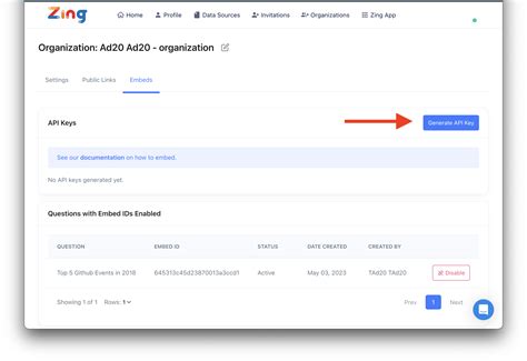 Creating Embeddable Questions Zing Data GenAI Business Intelligence That Works Anywhere