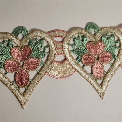 Heart Lace Trim Etsy