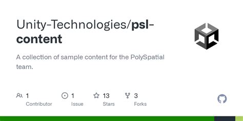 Issues Unity Technologies Psl Content Github