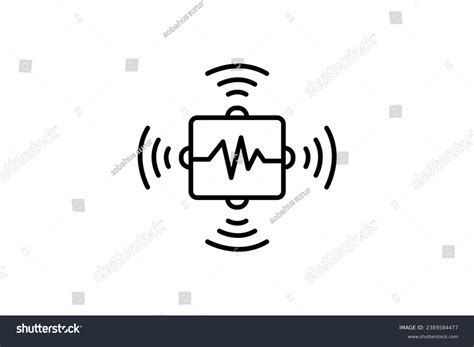 Advanced Sensors Icon Sensor Data Waves Stock Vector Royalty Free Advanced Sensors Icon Sensor Data Waves Stock Vector Royalty Free