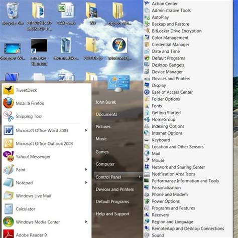 Install Control Panel Submenus In The Start Menu The Computer Nerdz
