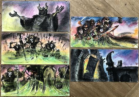 The Black Chauldron Horned King And Cauldron Born Sequence Concept