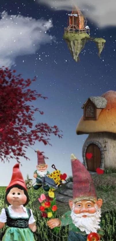 Whimsical Gnome Fantasy Wallpaper Free Download