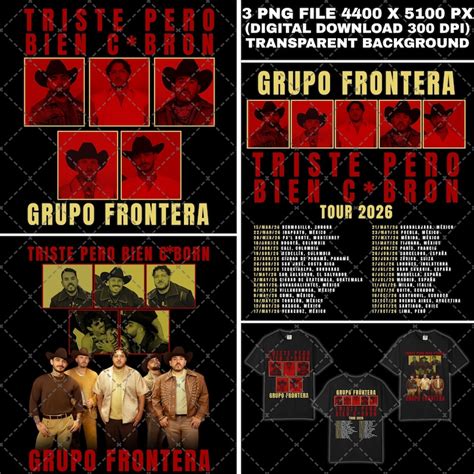 Grupo Frontera Png Printable Design 300 Dpi Digital Download Etsy