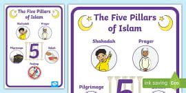 The Five Pillars Of Islam Fact File Template Teacher Made