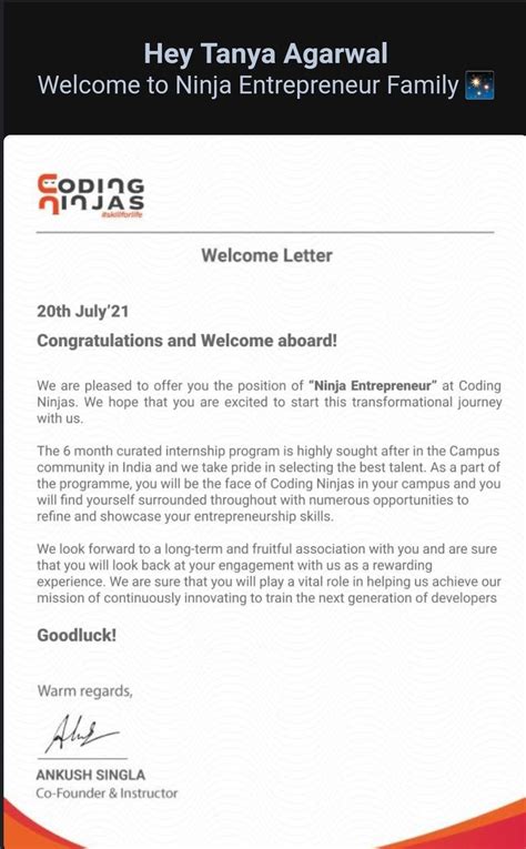 Tanya Agarwal On Linkedin Codingninjas 37 Comments