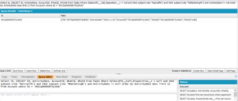 Soql Why Do These Two Queries Return Different Results Salesforce