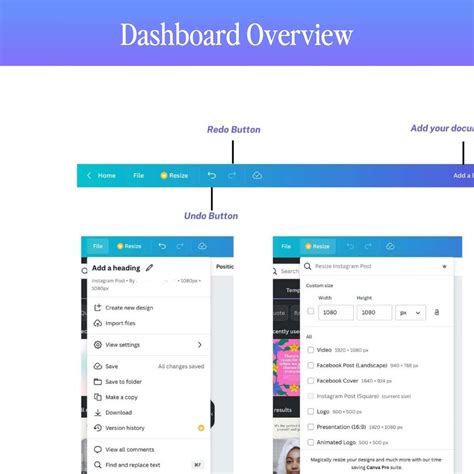 Canva Guide Canva Guide For Beginners Canva Toolbar Guide How To Use Canva Instant Download