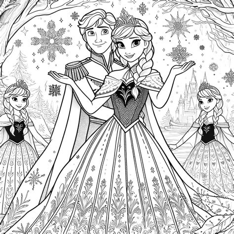 Frozen Coloring Pages 41 Fun Coloring Sheets