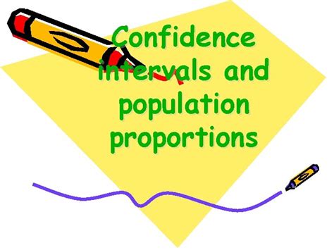 Confidence Intervals And Population Proportions The Formula For