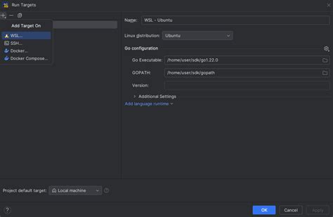 Wsl Goland Documentation