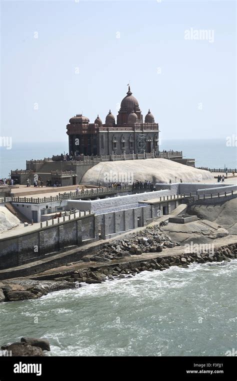 Vivekananda Rock Memorial Kanyakumari Tamil Nadu India Stock