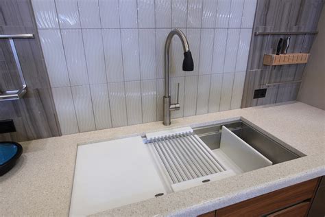 The Galley Sink Super Functional Work Station Contemporary Kitchen