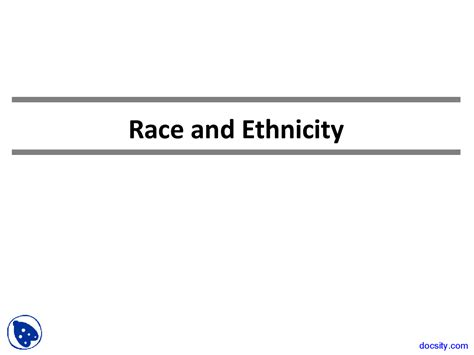 Race And Ethnicity Intro To Sociology Lecture Slides Docsity