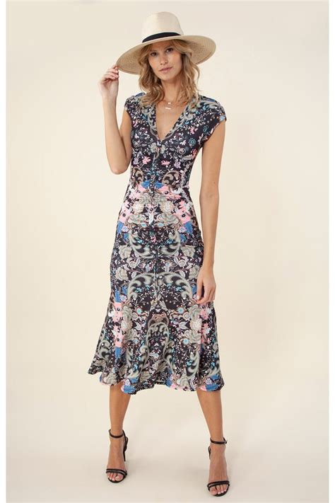 Buy Hale Bob Izidora Jersey Dress Orange At 24 Off Editorialist