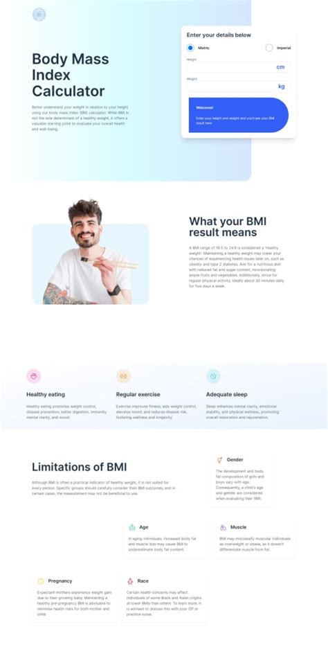 Frontend Mentor Responsive Bmi Calculator Coding Challenge Solution