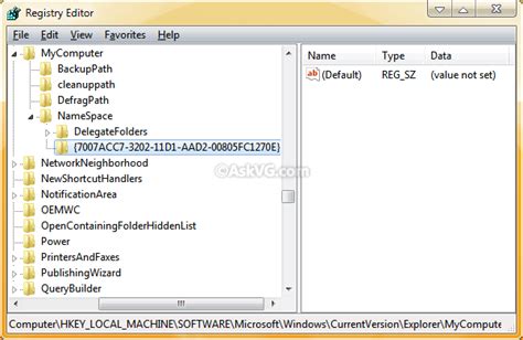 How To Add Network Connections Folder In My Computer Window AskVG