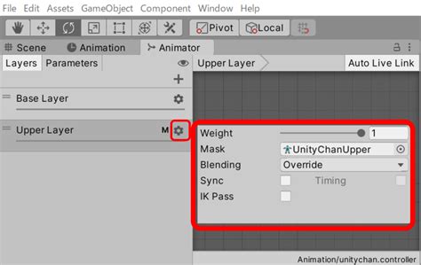 【unity】humanoidのアニメーションを部分的に動かす方法｜ラルトンブログ
