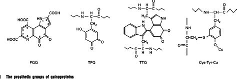 Figure 1 From The Structure And Function Of Methanol Dehydrogenase And Related Quinoproteins
