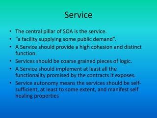 Soa Service Architecture Components PPT Free Download