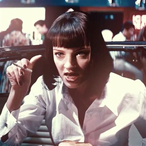 Dance In Film Edit In 2024 Pulp Fiction Fiction Mia Wallace Costume