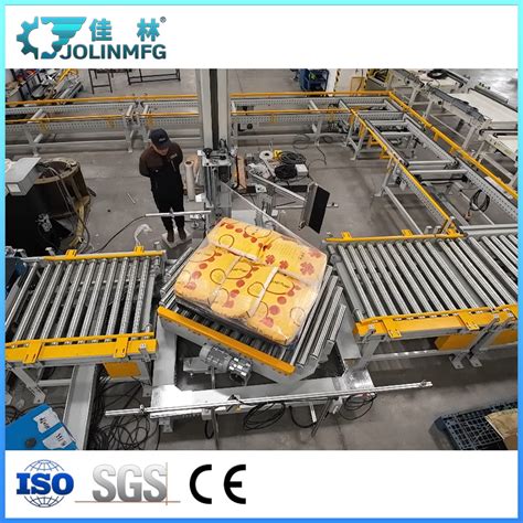 Online Automatic Stretch Pallet Wrapping Machine Pallet Wrapper
