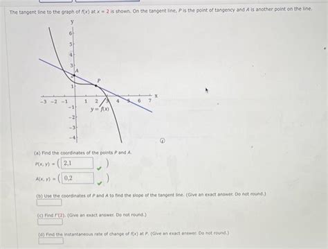 Solved A Find The Coordinates Of The Points P And A Chegg