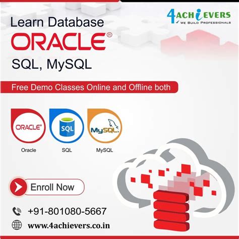 Learn Oracle Sql And Mysql With 4achievers Sandeep Kumar Posted On