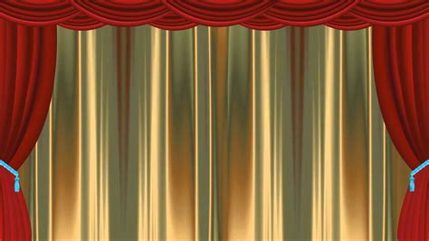 Classic Gold Curtain Animation Premium Video